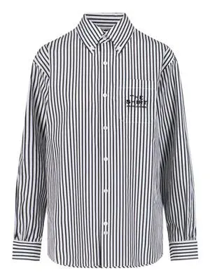 Marc Jacobs Striped Cotton Shirt - Black