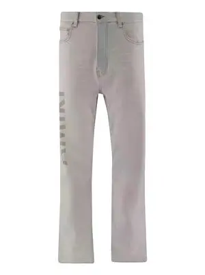 AMIRI Logo-Print Straight Leg Jeans