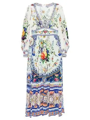 Camilla Tile Darls Dress - White
