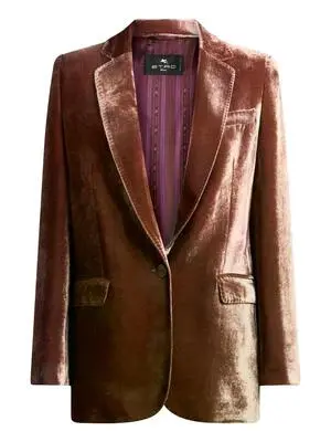 Etro Single-breasted Blazer - Pink