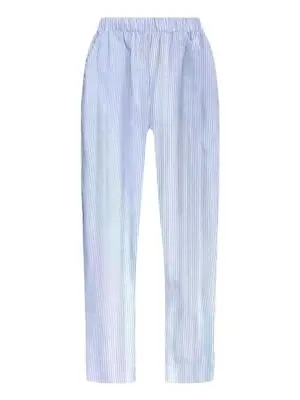 Munthe Striped Straight-leg Trousers - Blue