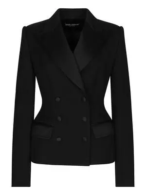 Dolce & Gabbana Double-breasted Dolce Tuxedo Jacket - Black