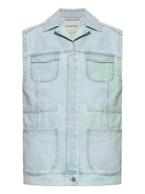 MUNTHE Denim Sleeveless Vest