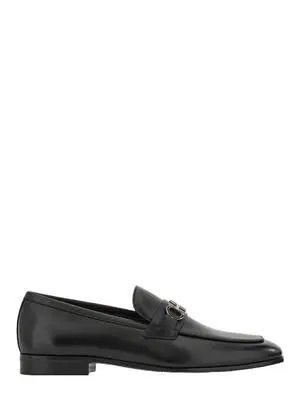 FERRAGAMO Gancini Loafer - Black