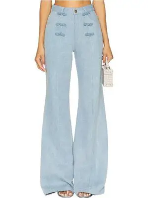 SAU LEE Dylan Denim Pant - Blue
