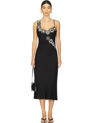 Tularosa Melani Midi Dress - Black
