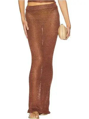 Superdown Miranda Maxi Skirt - Chocolate
