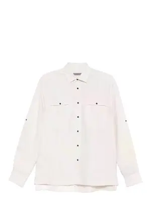 Corneliani Linen Shirt - Neutrals