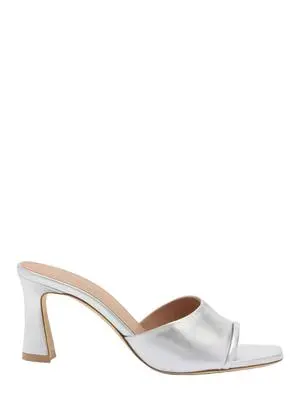 MALONE SOULIERS 70mm Roxanne Mules - Silver