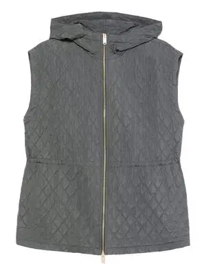 Fabiana Filippi Quilted Gilet - Green