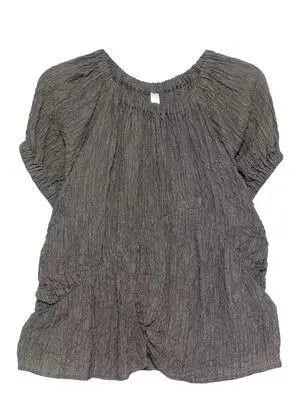 LAUREN MANOOGIAN Shirred Top - Grey