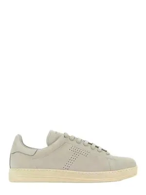 TOM FORD Warwick Leather Sneakers - Neutrals