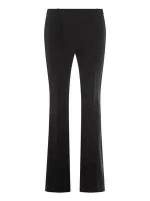 Alexander McQueen Flared Trousers - Black