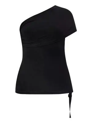 Helmut Lang One-shoulder Top - Black