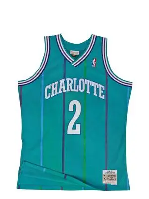 Mitchell & Ness X Nba Charlotte Hornets 92 Larry Johnson Swingman Road Tank Top - Green