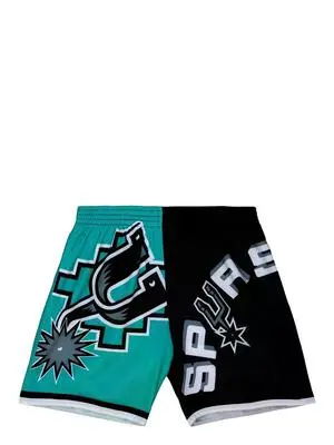 Mitchell & Ness San Antonio Spurs Big Face 5.0 Shorts - Black
