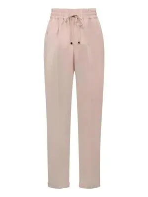 Kiton Virgin Wool Straight-leg Trousers - Pink