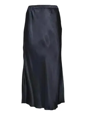 Aspesi Satin Midi Skirt - Blue