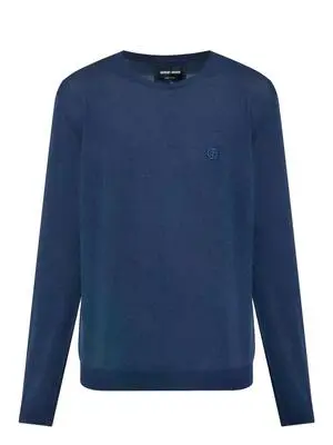 Giorgio Armani Crew-neck Sweater - Blue