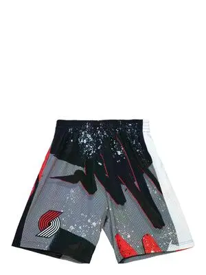 Mitchell & Ness Nba Trail Blazers 1991 Shorts - Black