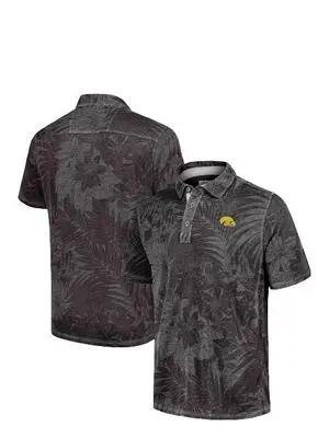 Tommy Bahama Iowa Hawkeyes Big & Tall Sport Santiago Paradise Polo - Black