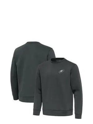 ANTIGUA Philadelphia Eagles Lightweight Pullover Sweatshirt - Pewter