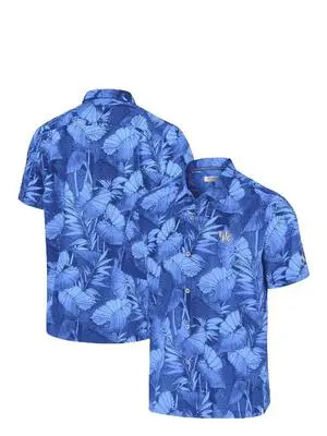 Tommy Bahama Kentucky Wildcats Coast Nuevo Fronds Button-up Shirt - Blue