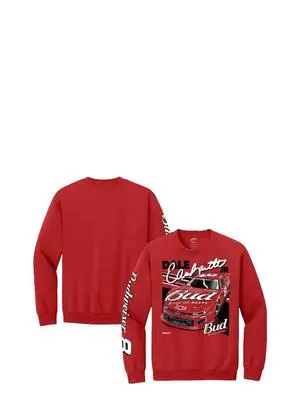 JR MOTORSPORTS OFFICIAL TEAM APPAREL Dale Earnhardt Jr. Budweiser Car Pullover Sweatshirt - Red