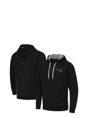 ANTIGUA New England Patriots Victory Pullover Hoodie - Black