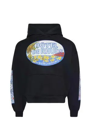 Rhude Graphic-print Hoodie - Black
