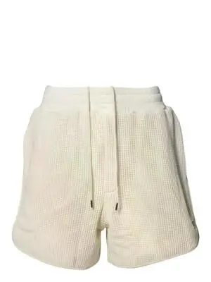 WALES BONNER Perforated Track Shorts - White