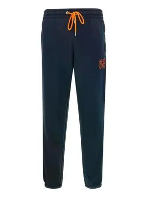 SUN 68 Logo-embroidered Track Pants - Blue