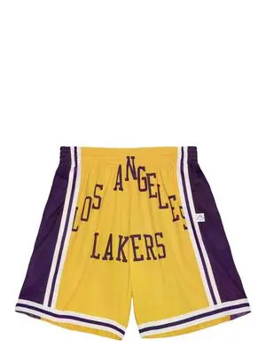 Mitchell & Ness Nba La Lakers Blown Out Shorts - Yellow