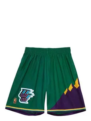 Mitchell & Ness Nba Utah Jazz 1996 Swingman Shorts - Green