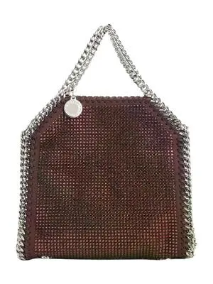 Stella McCartney Falabella Rhinestone-embellished Tote - Red