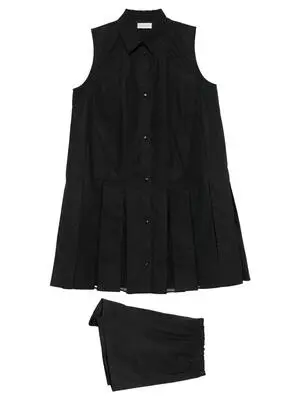 Moncler Sleeveless Midi Dress Black