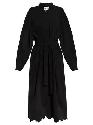 Munthe Fonxo Belted Midi Dress - Black