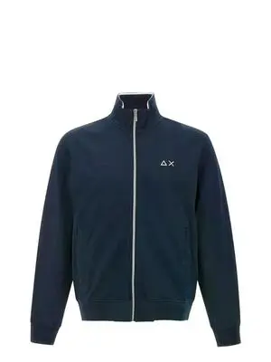 SUN 68 Zip-up Sweatshirt - Blue