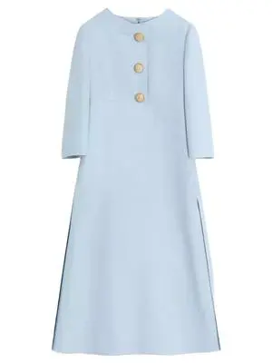 Valentino Garavani Crepe Couture Midi Dress - Blue