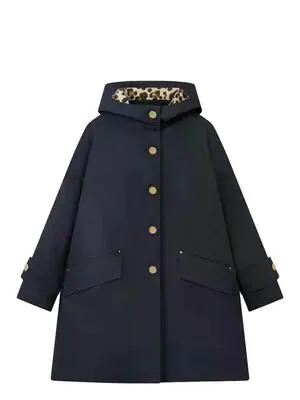 Mackintosh Humbie Hooded Coat - Blue