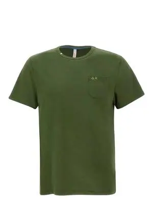 SUN 68 Cotton T-shirt - Green