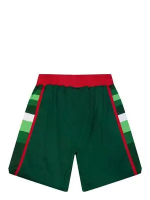 Mitchell & Ness Milwaukee Bucks 83-84 Authentic Road Shorts - Green