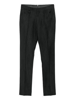 TOM FORD Striped Straight-leg Trousers - Grey
