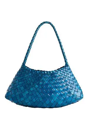 Dragon Diffusion Rosanna Small Leather Top-Handle Bag Ocean