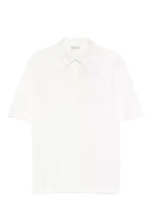 Moncler Short-sleeve Polo Shirt - White