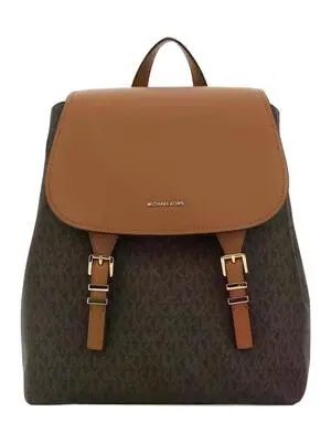 Michael Kors Monogram Print Backpack - Brown