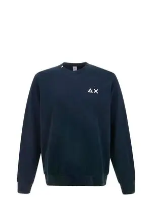 SUN 68 Logo-embroidered Sweatshirt - Blue