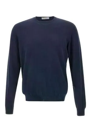 FILIPPO DE LAURENTIIS Crew-Neck Long-Sleeve Sweater Black
