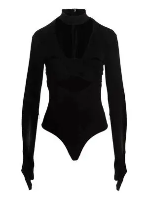 AMBUSH Long-sleeve Bodysuit - Black