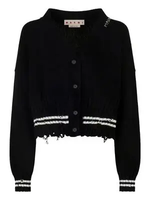 Marni V-neck Cardigan - Black